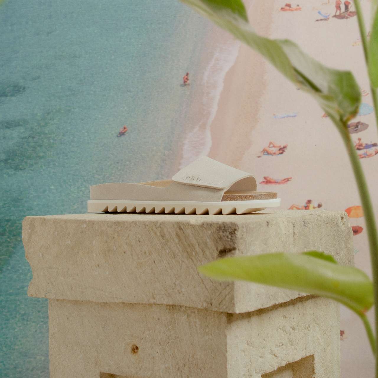 Palm Sandal - Tallow – yuzu.ch